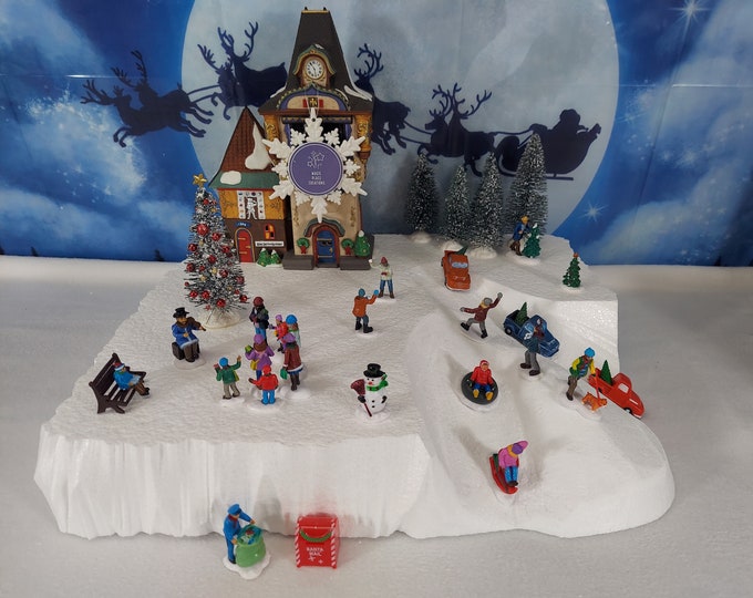 STYROFOAM Christmas Snow Village Display Platform for Lemax ...