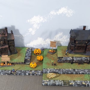 HALLOWEEN Fall Village Display Platform for Lemax / Department 56 ...