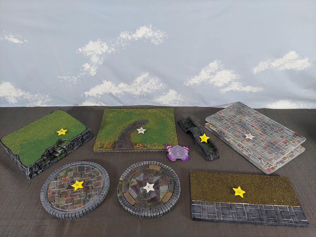 Village Display Platform Spring Summer for Lemax / Department 56 ...