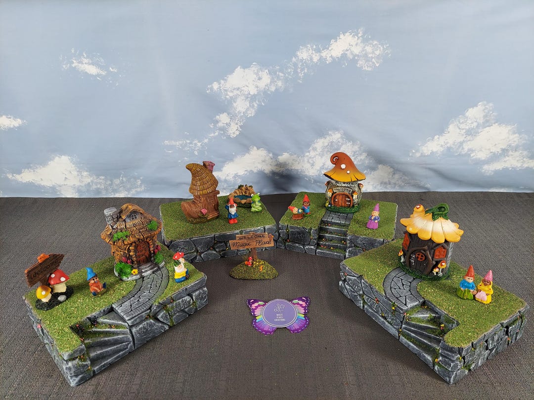 Village Display Platform Spring/ Summer for Lemax / Department 56 (8"x ...