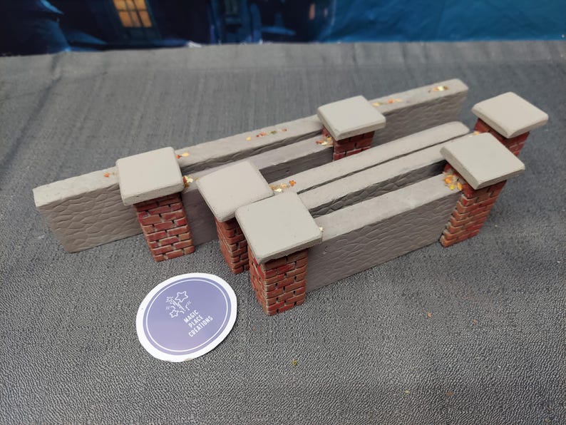 Village Display Platform for Lemax / Department 56 * Wall SET X 5 ...