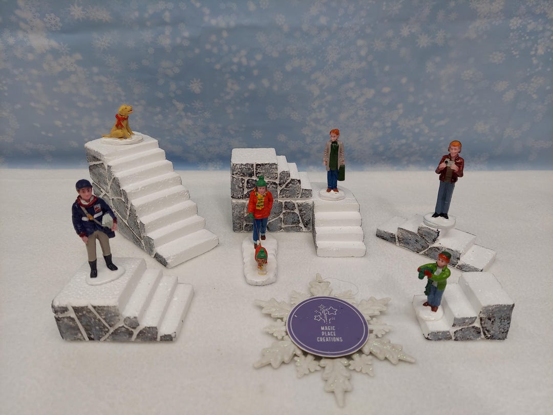 STYROFOAM Christmas Snow Village Display Platform for Lemax ...
