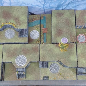 Village Display Platform Spring Summer for Lemax / Department 56 ...