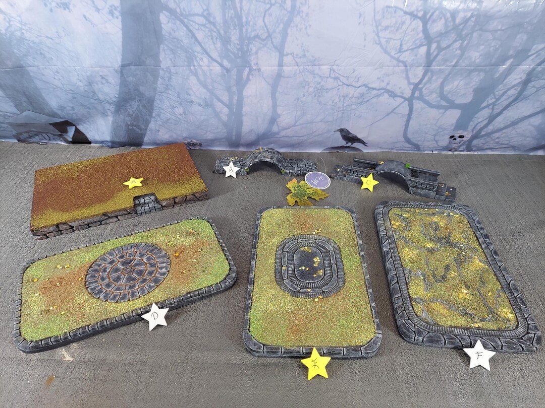 HALLOWEEN Fall Village Display Platform Spooky Town for Lemax ...