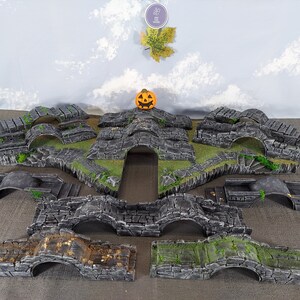 Halloween Village Display Platform Base for Spooky Town Lemax ...