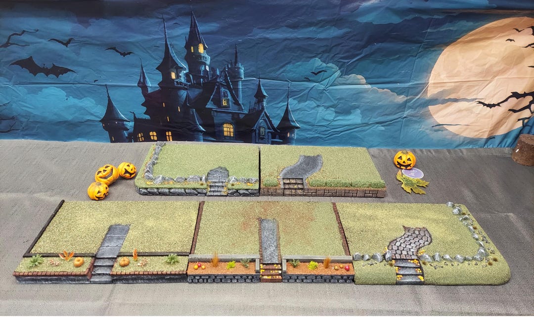 HALLOWEEN Fall Village Display Platform Spooky Town for Lemax ...