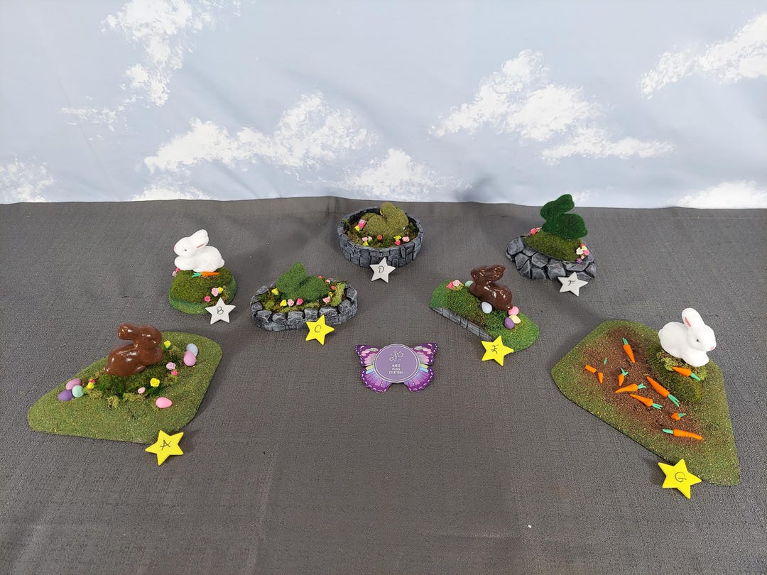 Village Display Platform Easter Spring Summer for Lemax / Department 56 ...