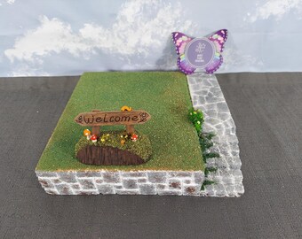 STYROFOAM Village Display Platform Spring Summer for Lemax / Department ...