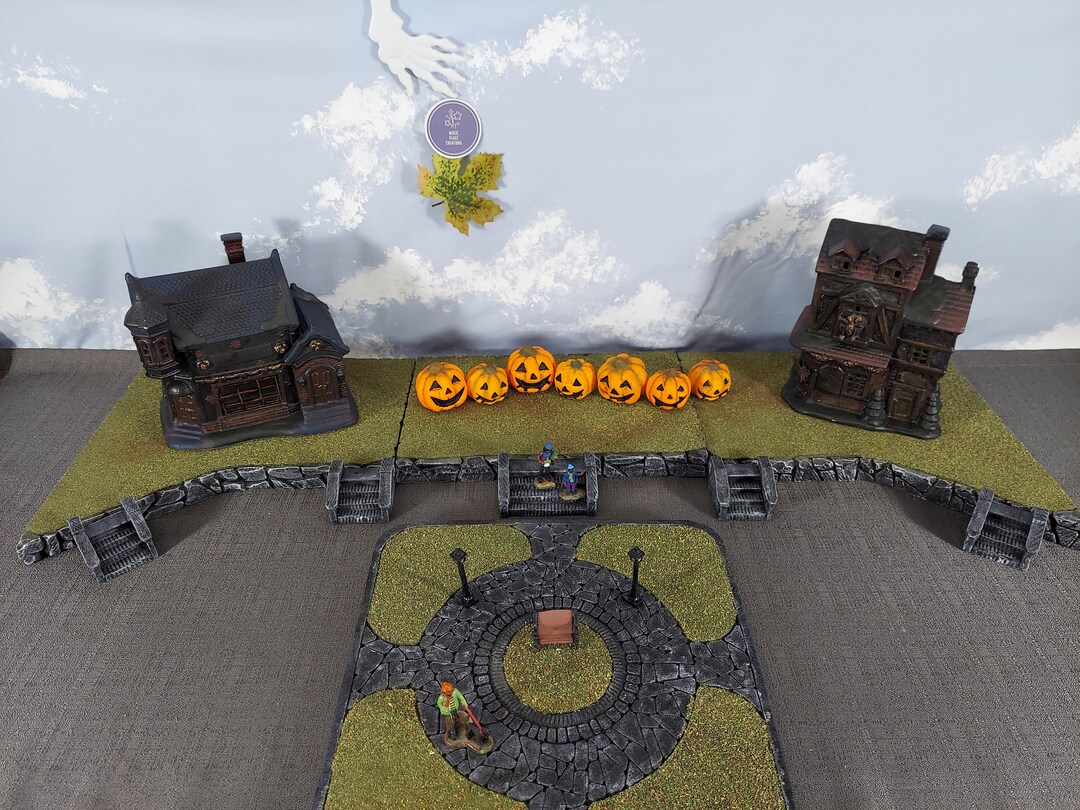 Halloween Village Display Platform Base for Spooky Town Lemax ...
