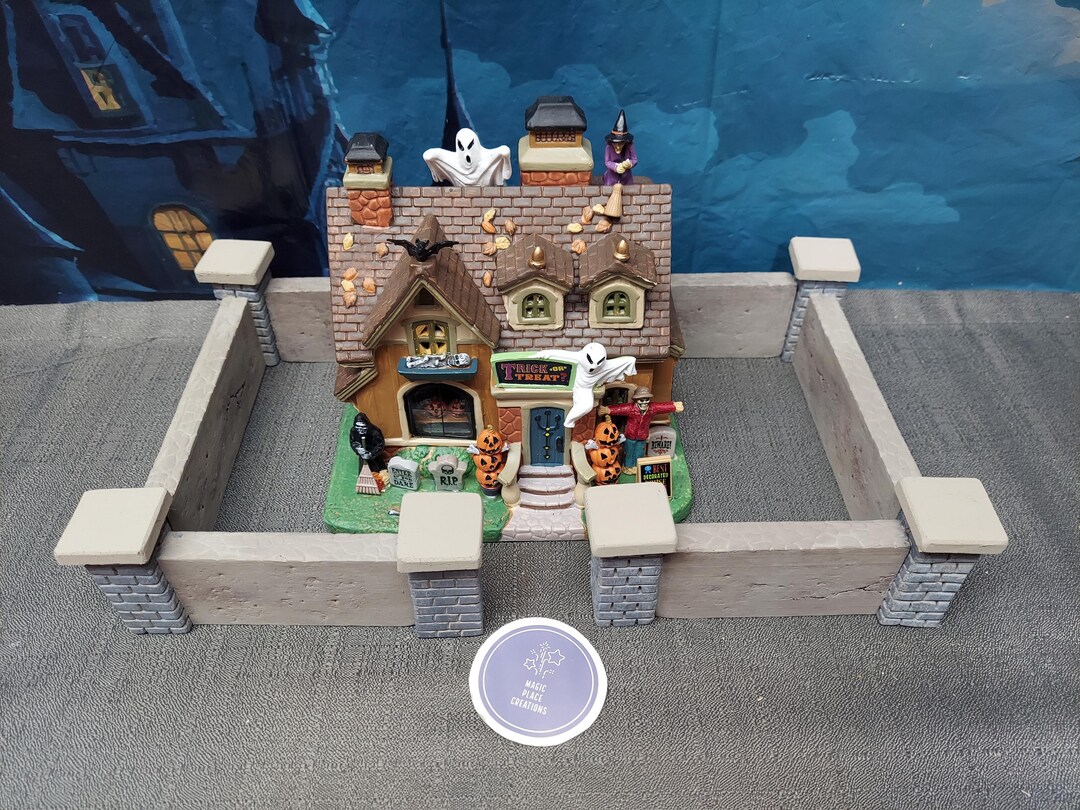 Village Display Platform for Lemax / Department 56 * Wall SET X 5 ...