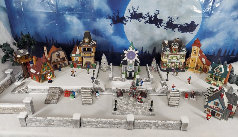Christmas Village Display Platforms for Lemax Snow Village / - Etsy