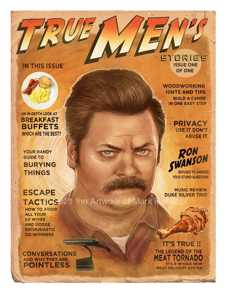 True Men's Stories magazine cover1 | Etsy