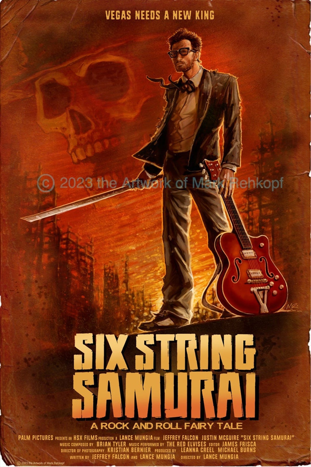 Six String Samurai Mini Movie Poster - Etsy