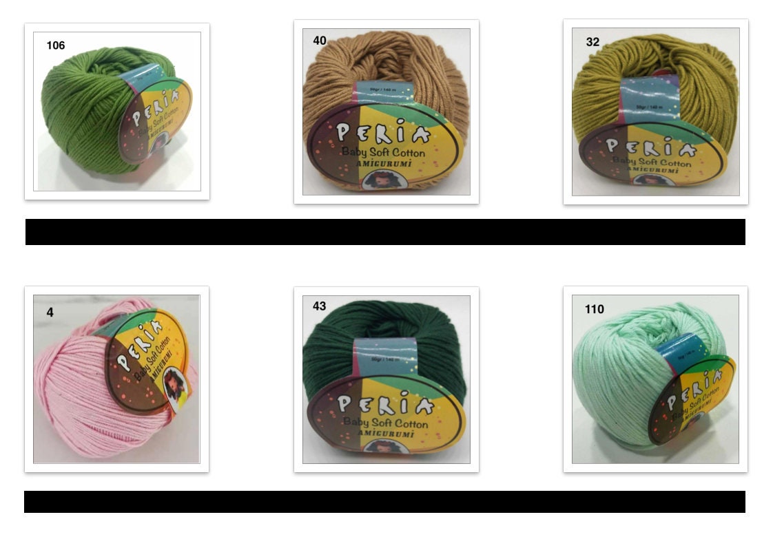 Amigurumi Cotton Yarn, Amigurumi Yarn, Knitting Yarn, Crochet Yarn ...