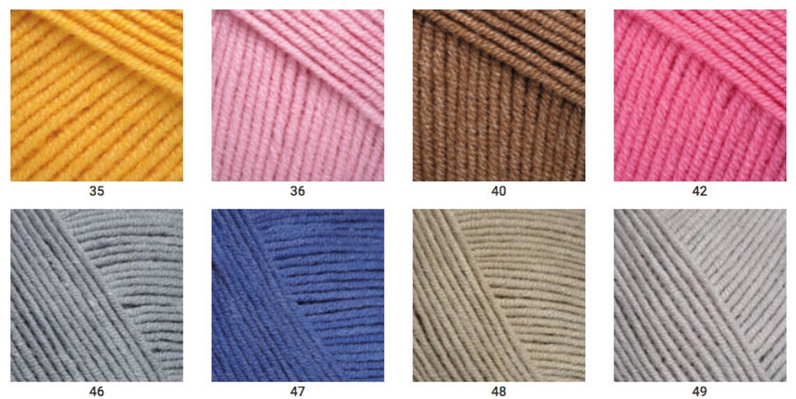 Yarnart Jeans, Amigurumi Cotton Yarn, Knitting Yarn, Crochet Yarn, Baby ...