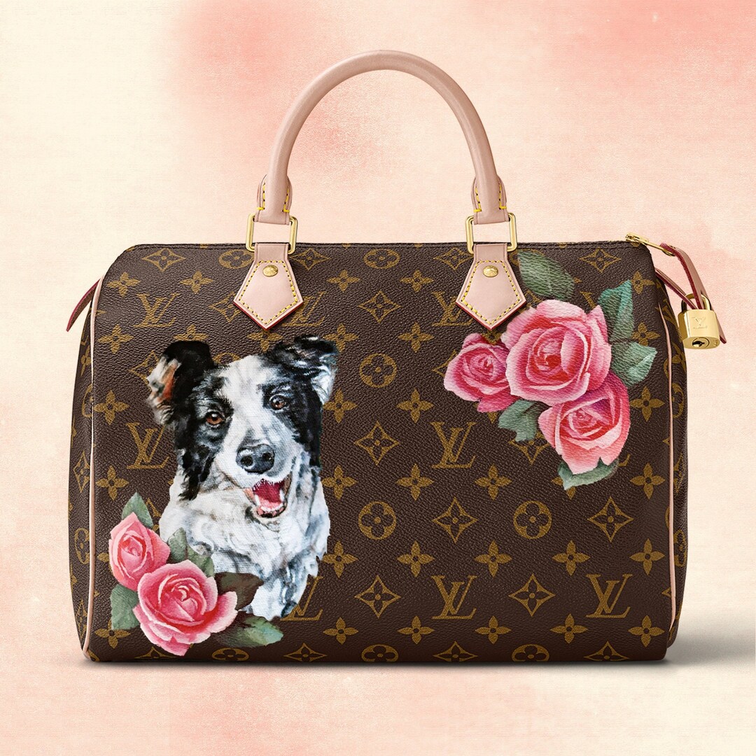 Personalized Pet Artwork for Any Bag Hand Painted Artwork - Etsy