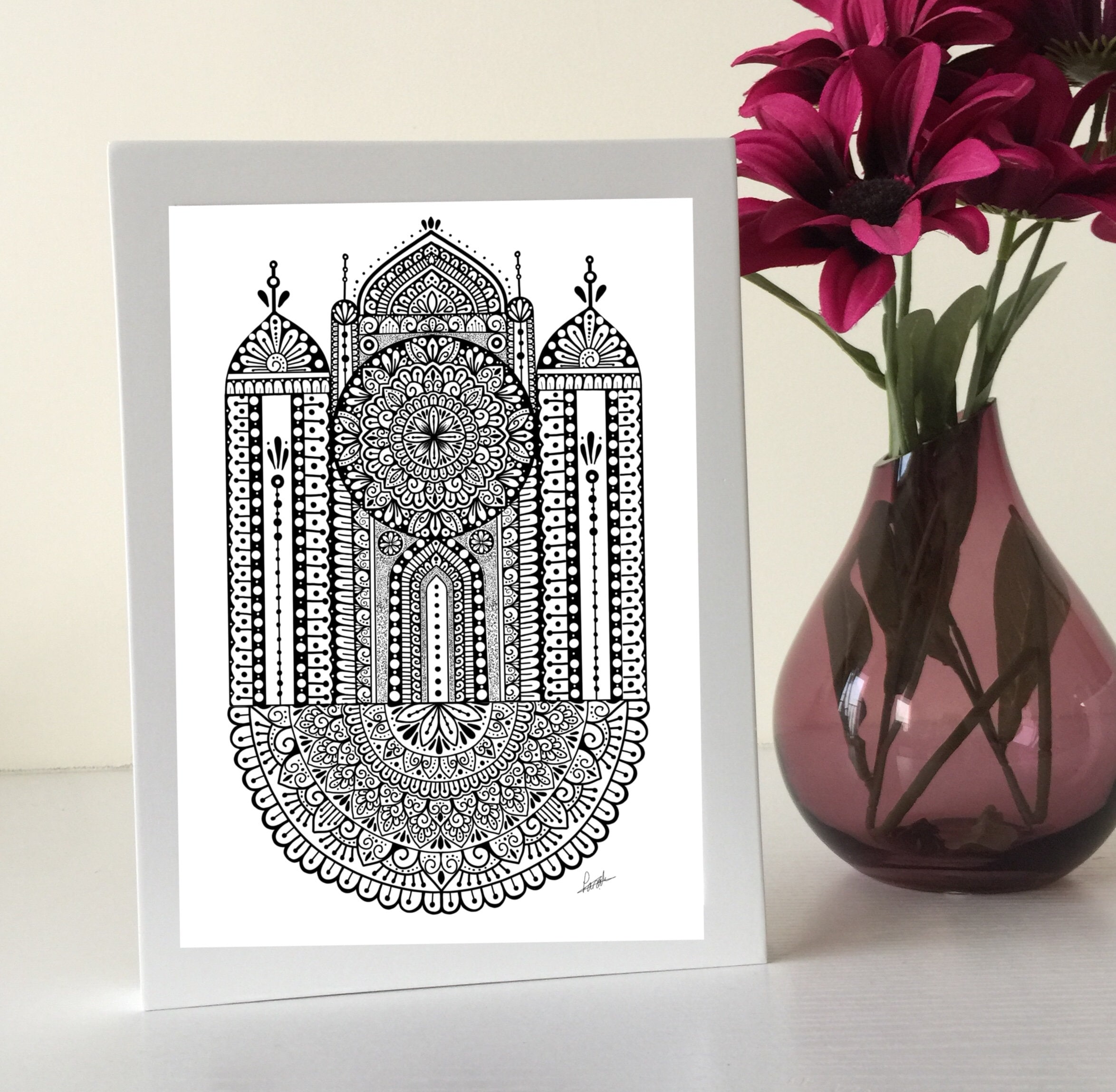 Mandala Coloring Sheet mandala Art Printable Art Digital | Etsy