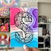 Zentangle S Letter and Watercolor Background - Original Drawing - Etsy
