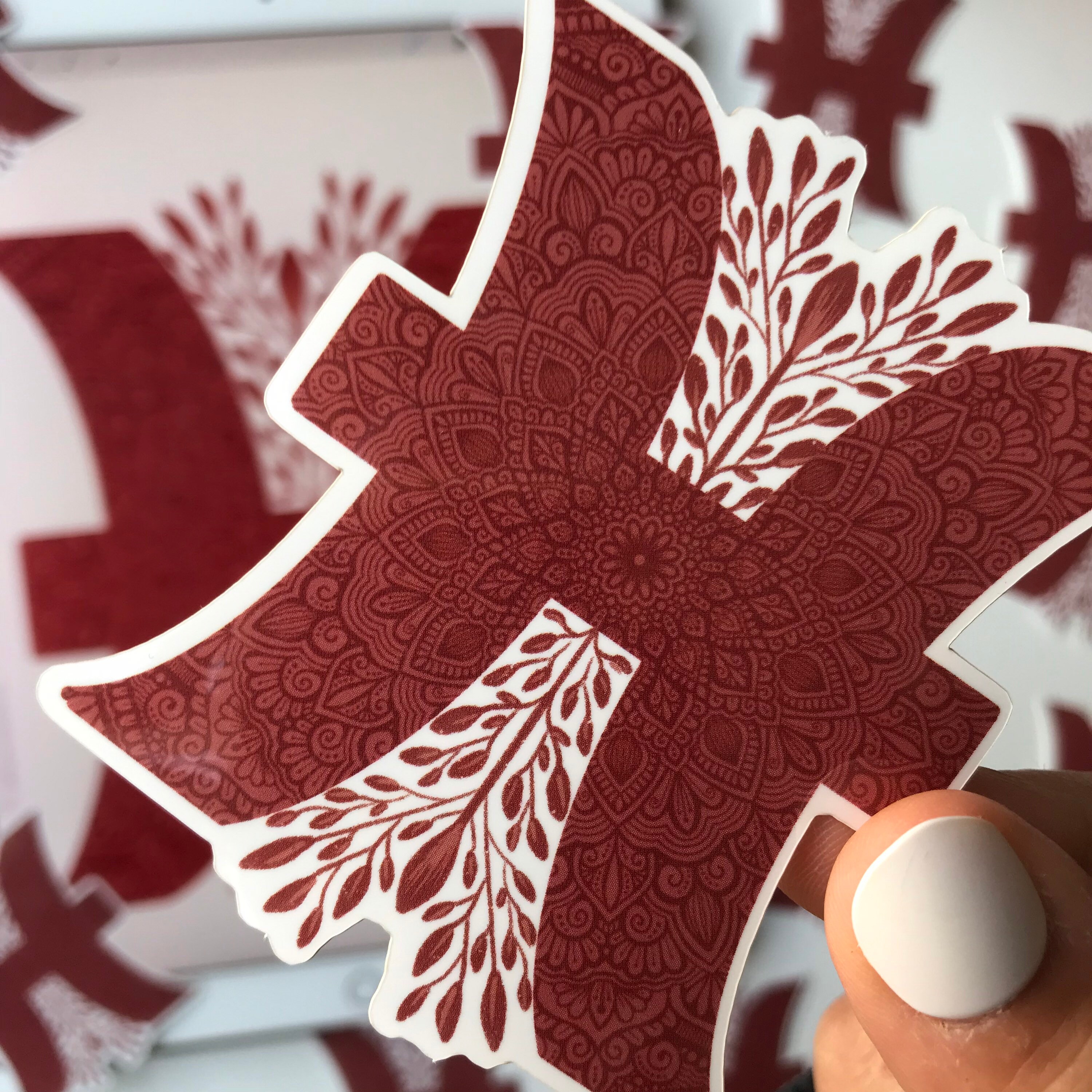 Pisces mandala waterproof sticker zodiac sign stickers | Etsy