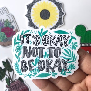 6 Plant Stickers Pack - Waterproof Stickers - Vinyl Stickers - Etsy