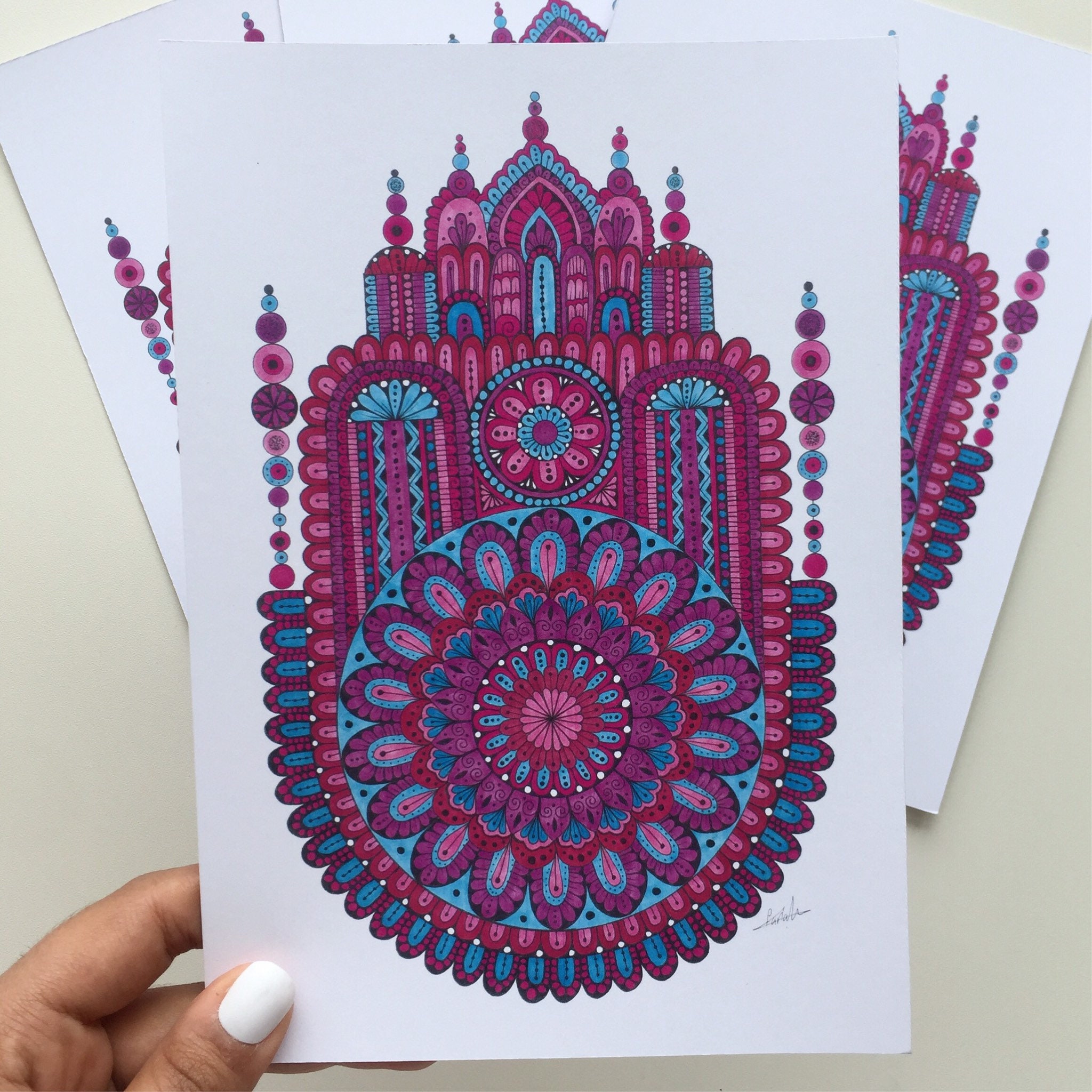 Mandala Building Prints Artwork Prints Hand Drawing Wall - Etsy