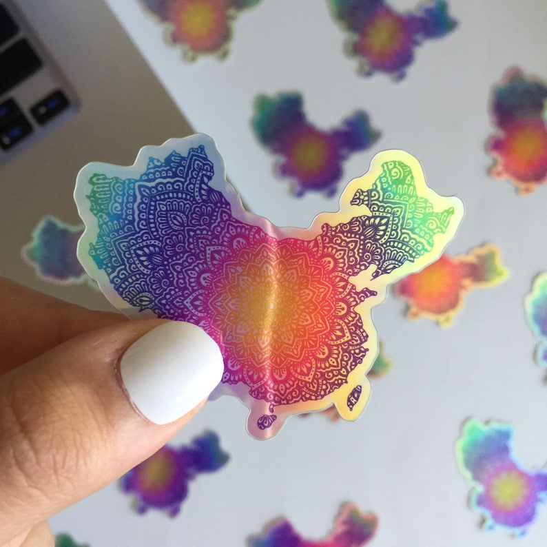 China Map Holographic Stickers Map Sticker Holographic - Etsy