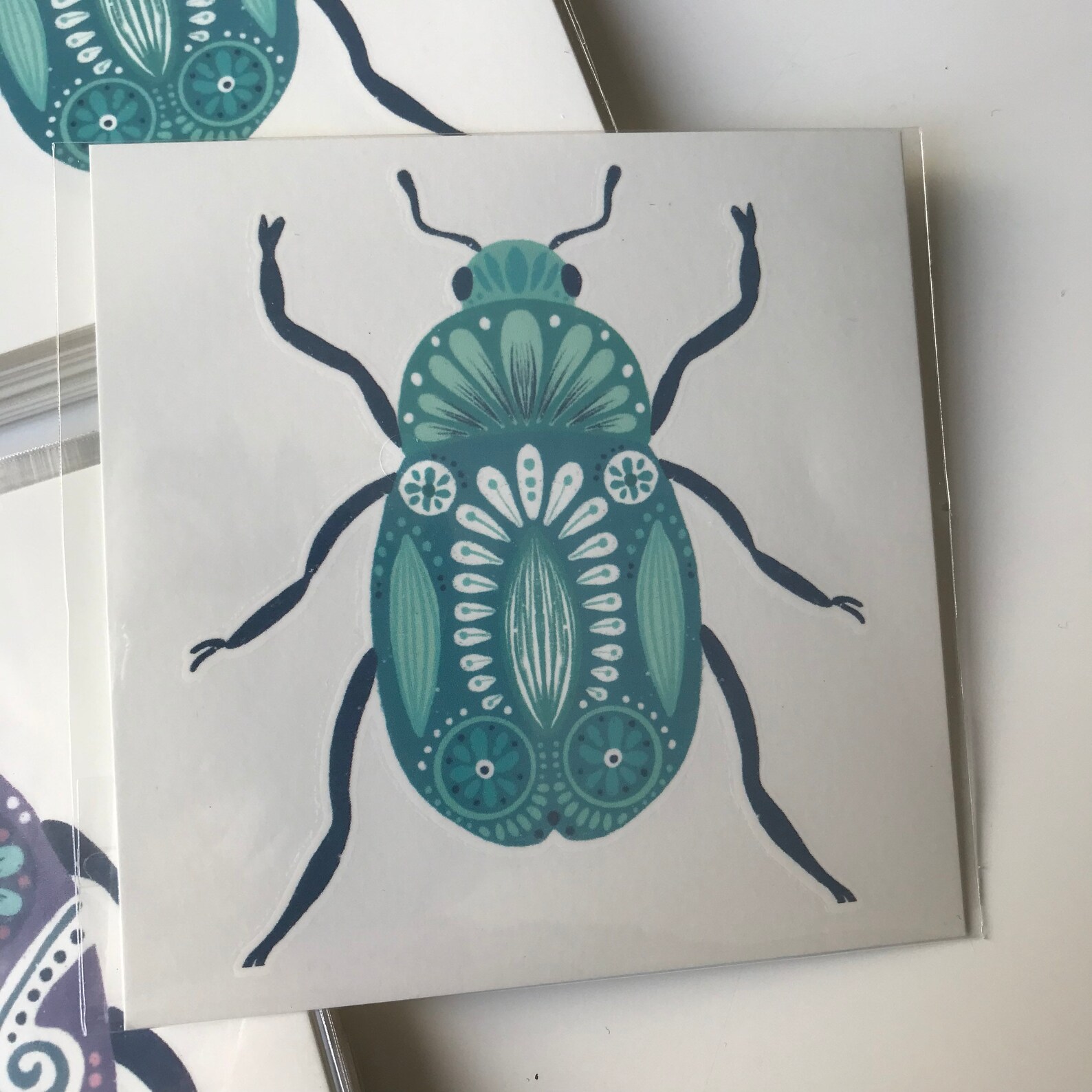 Cute Bugs Illustrations Temporary Tattoo - Etsy