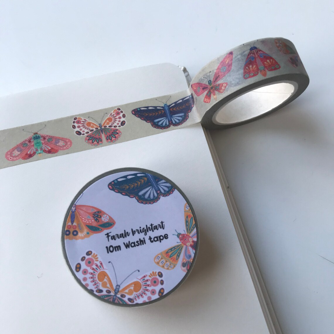 Cute Moths 10mm Washi Tape - Etsy