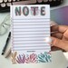 Plant Notepad Mandala Note Pad - Etsy