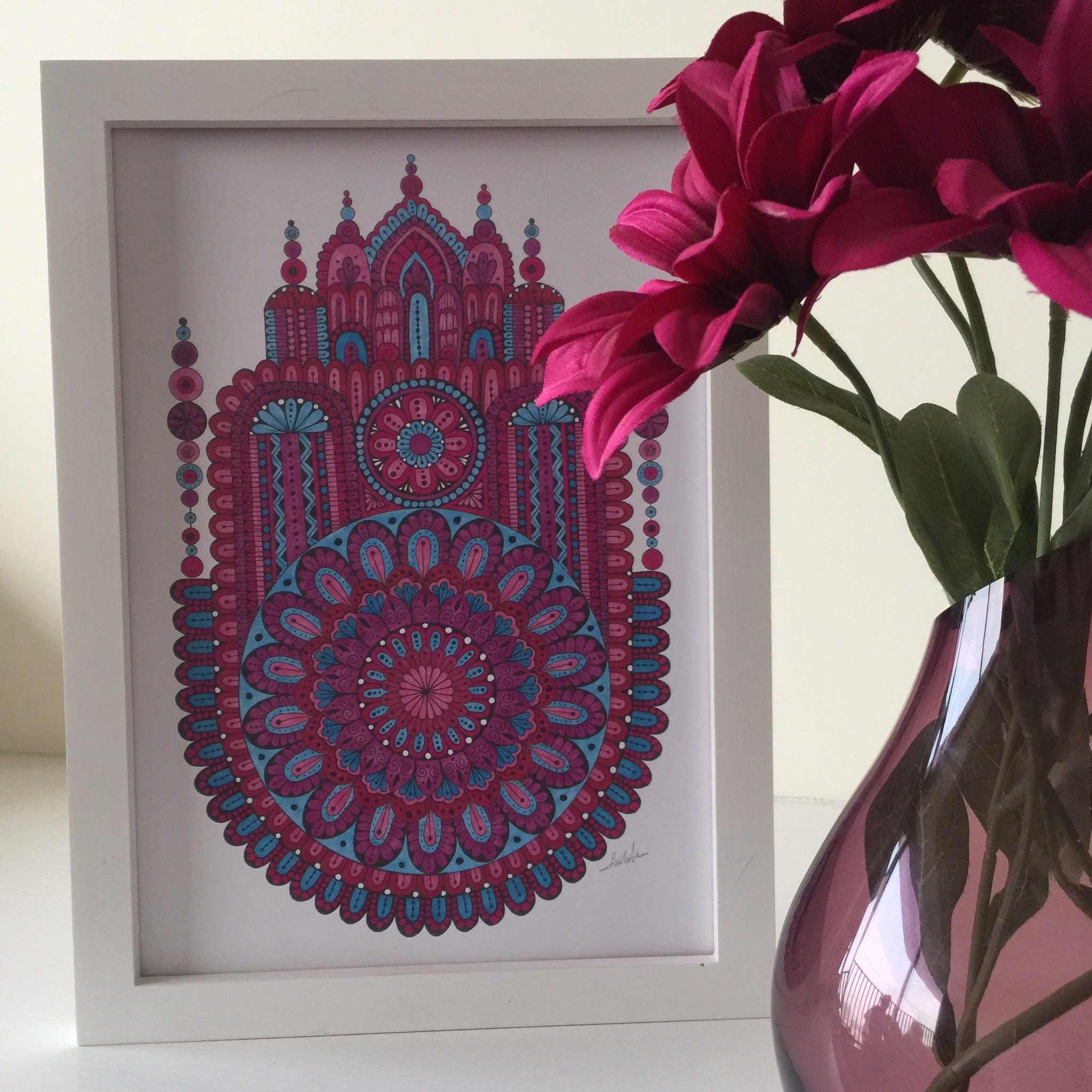 Mandala Building Prints Artwork Prints Hand Drawing Wall - Etsy