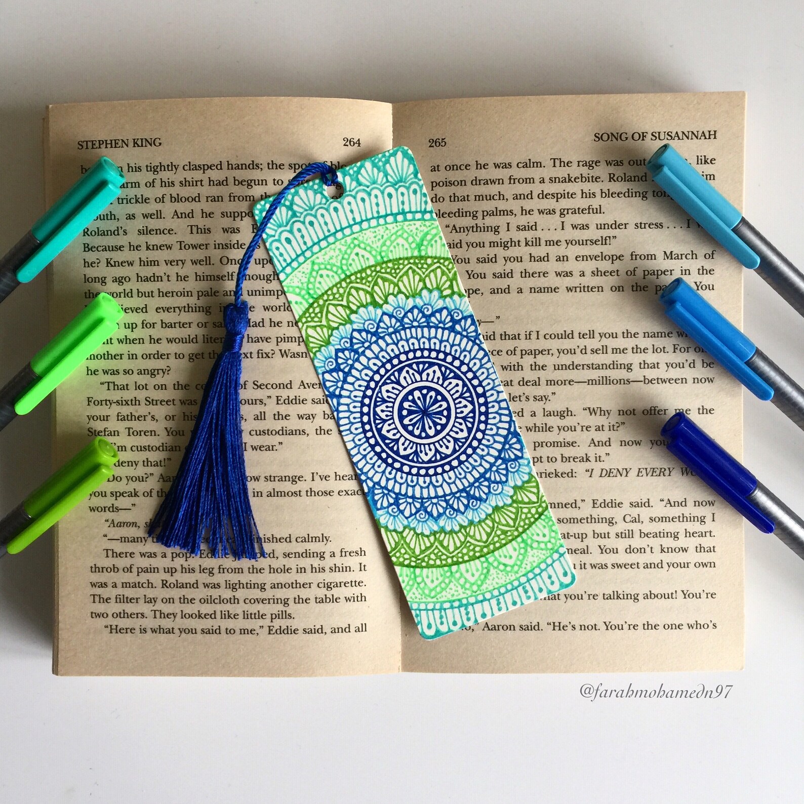 Custom Mandala Bookmark - Etsy India