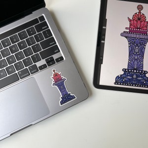 Zentangle Chess Stickers - Waterproof Stickers - Chess Stickers - Etsy