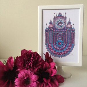 Mandala Building Prints - Artwork Prints - Hand Drawing- Wall ...