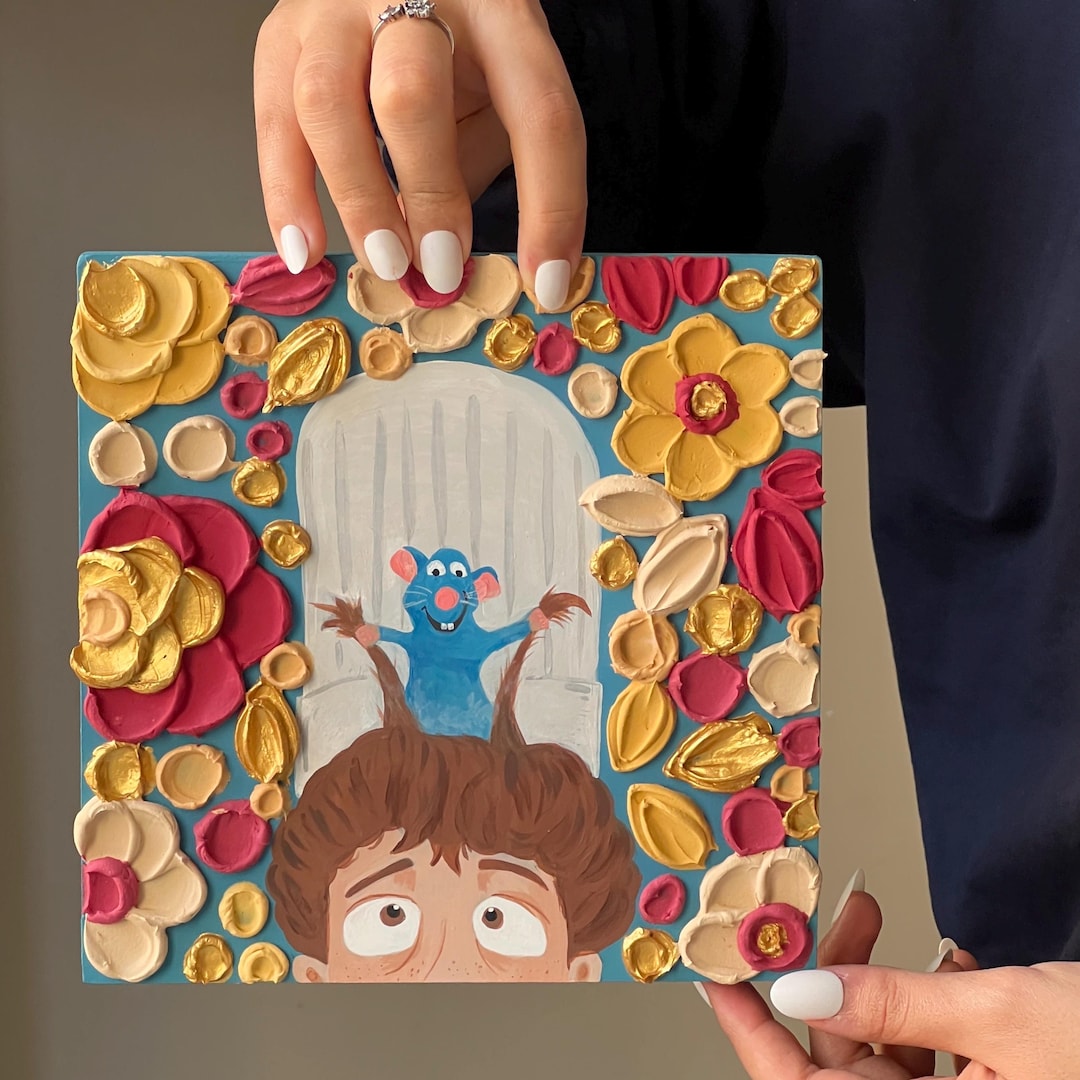 Ratatouille Painting With Texture Art - Etsy