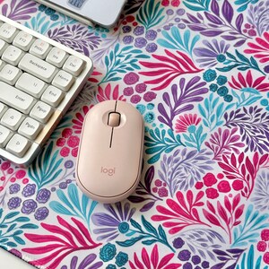Dreamy Floral Desk Pad - Colorfull Desk Pads - Etsy