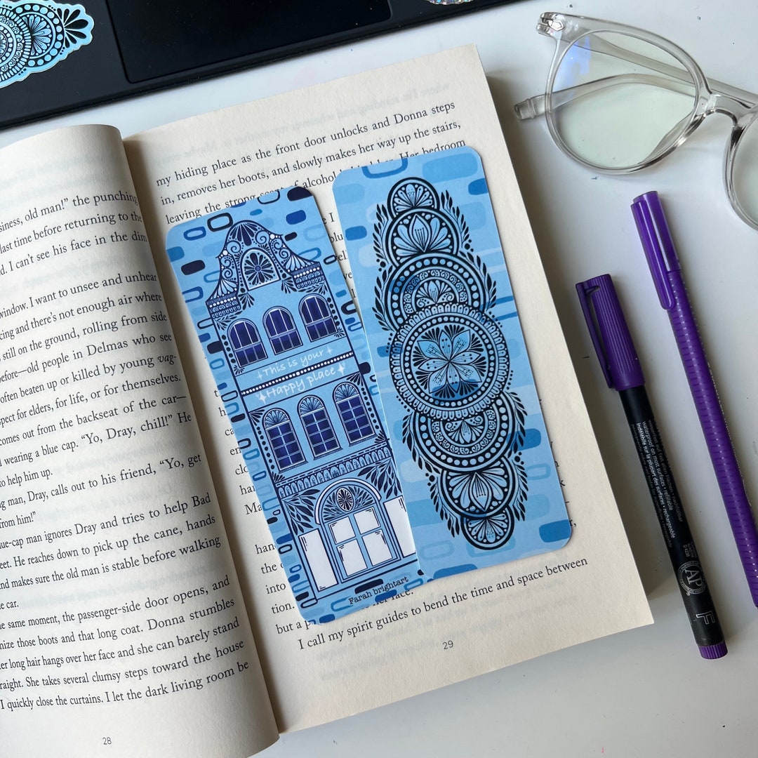 This is Your Happy Place Mandala Bookmark - Mandala Bookmark - 2 Sides ...