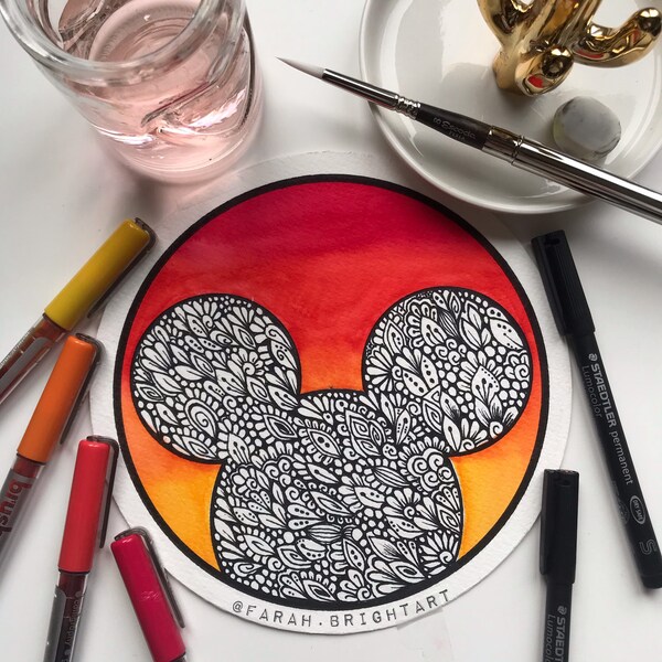 Zentangle Original Drawings - Etsy