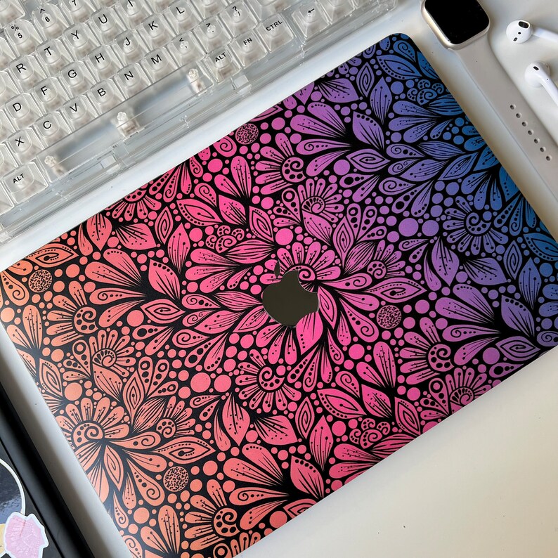 FBA Zentangle Laptop Skin Laptop Decals Macbook Skin - Etsy
