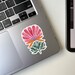 Folk Flower Sticker Waterproof Stickers - Etsy