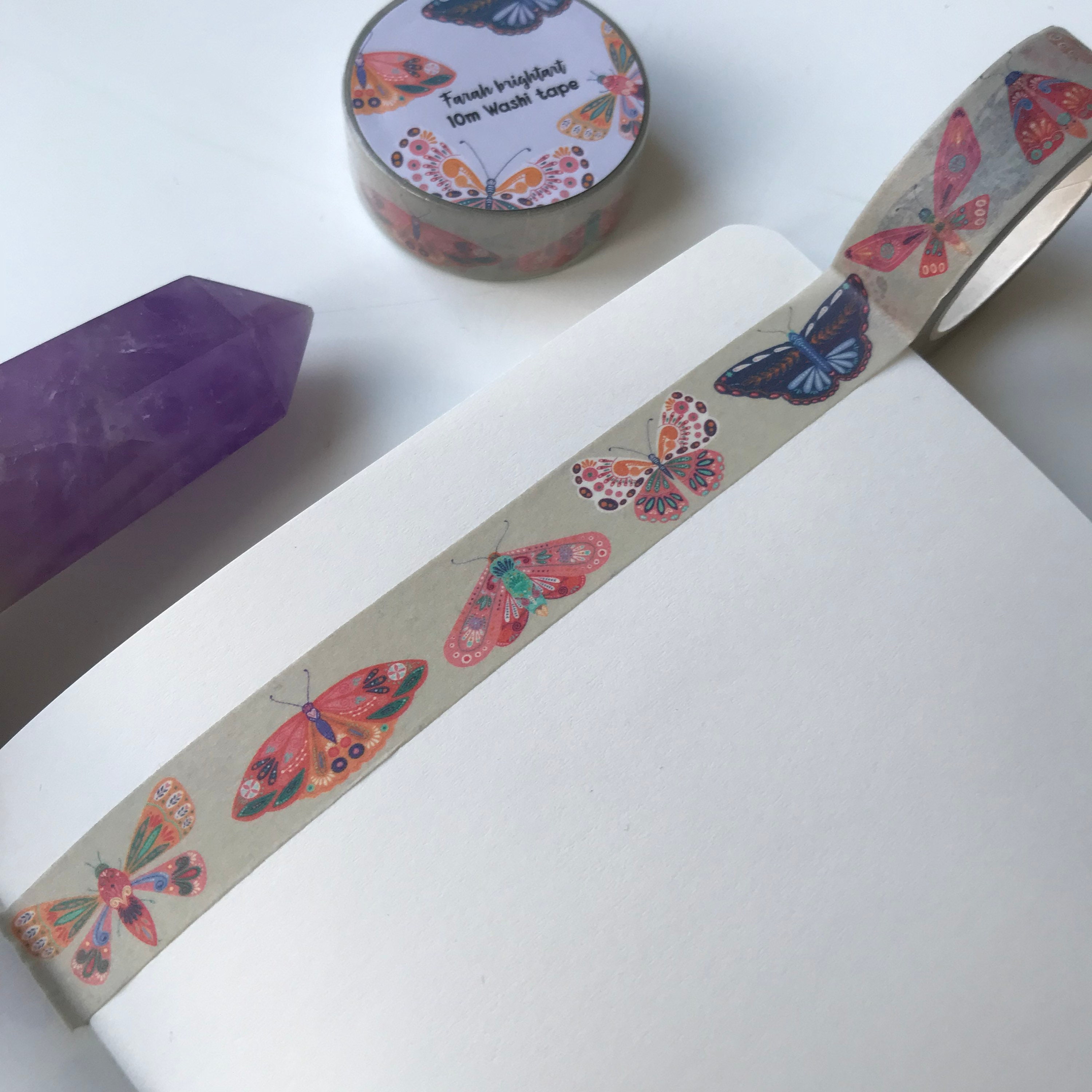 Cute Moths 10mm Washi Tape - Etsy