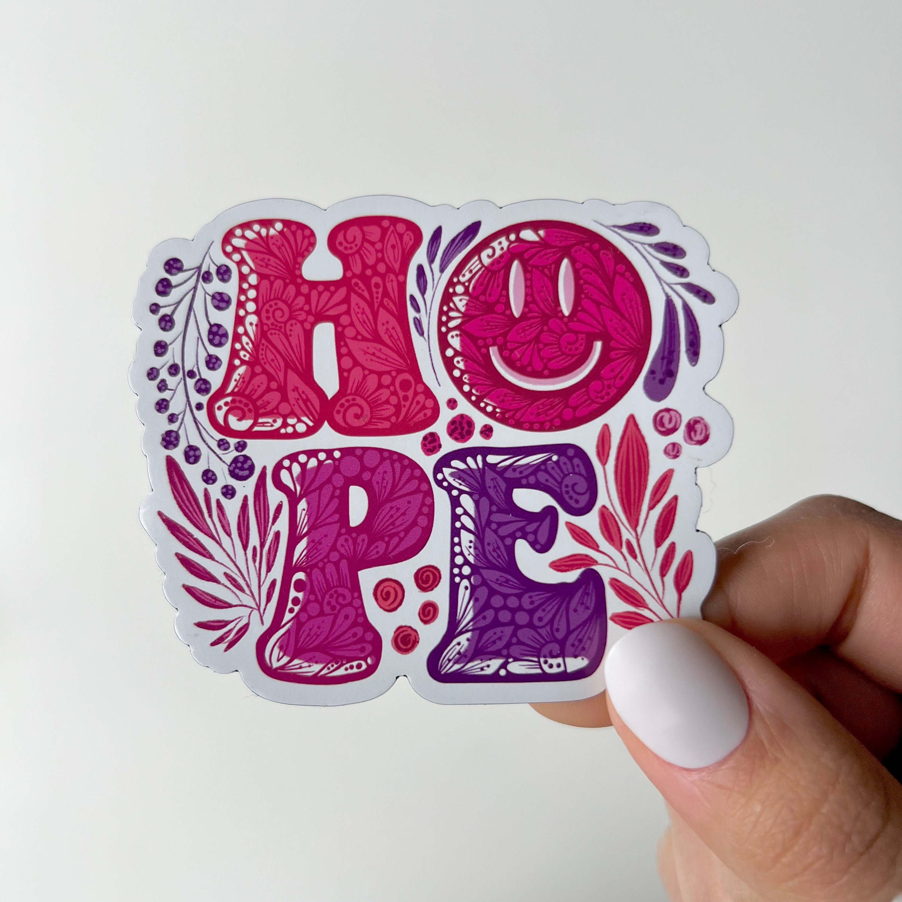 Zentangle Hope Magnet - Etsy