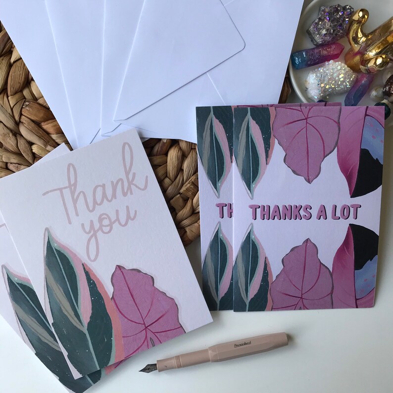 Plant Thank You Card - Etsy