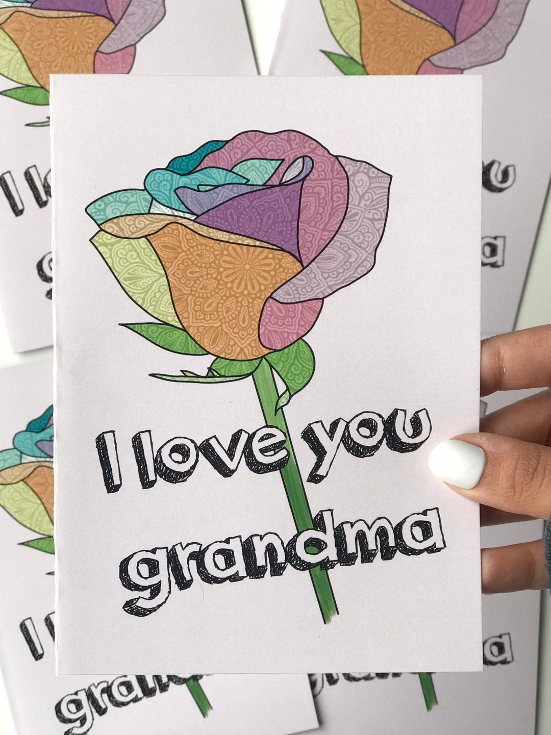 Grandma Cards - Greeting Cards - Mother Day Cards - Etsy