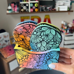 Zentangle Pineapple Wooden Coaster - Etsy