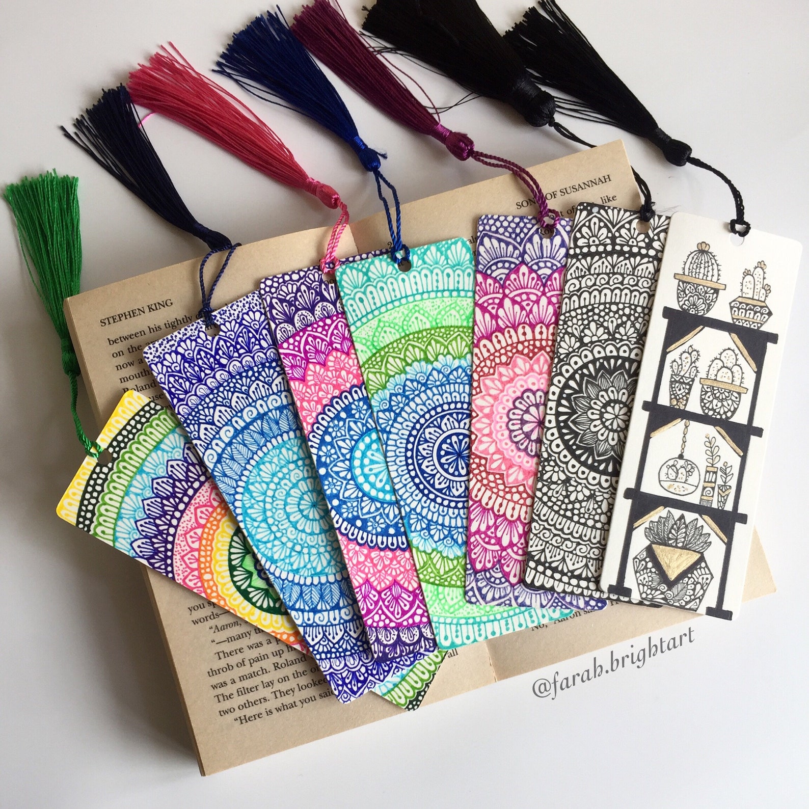 Buy Custom Mandala Bookmark Online in India - Etsy