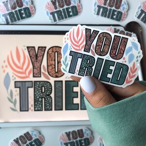 You Tried Zentangle Stickers - Waterproof Stickers - Zentangle Stickers ...