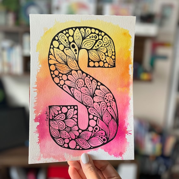 Zentangle Aquarell