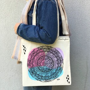 Custom Tote Bag Hand Drawing Tote Bag Tote Bag Custom Order Custom Gift ...