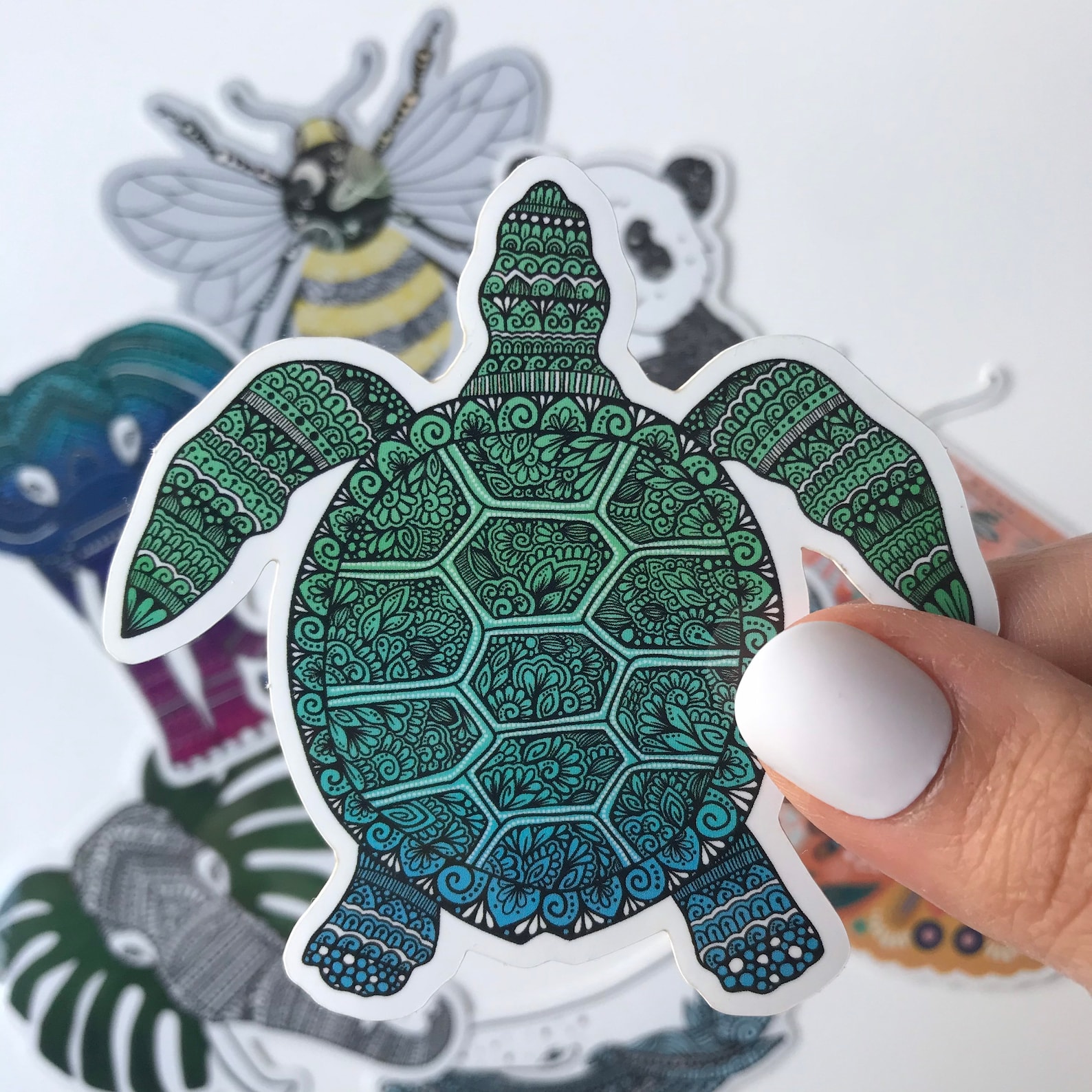 9 Animal Stickers Pack Waterproof Stickers Pack Stickers | Etsy