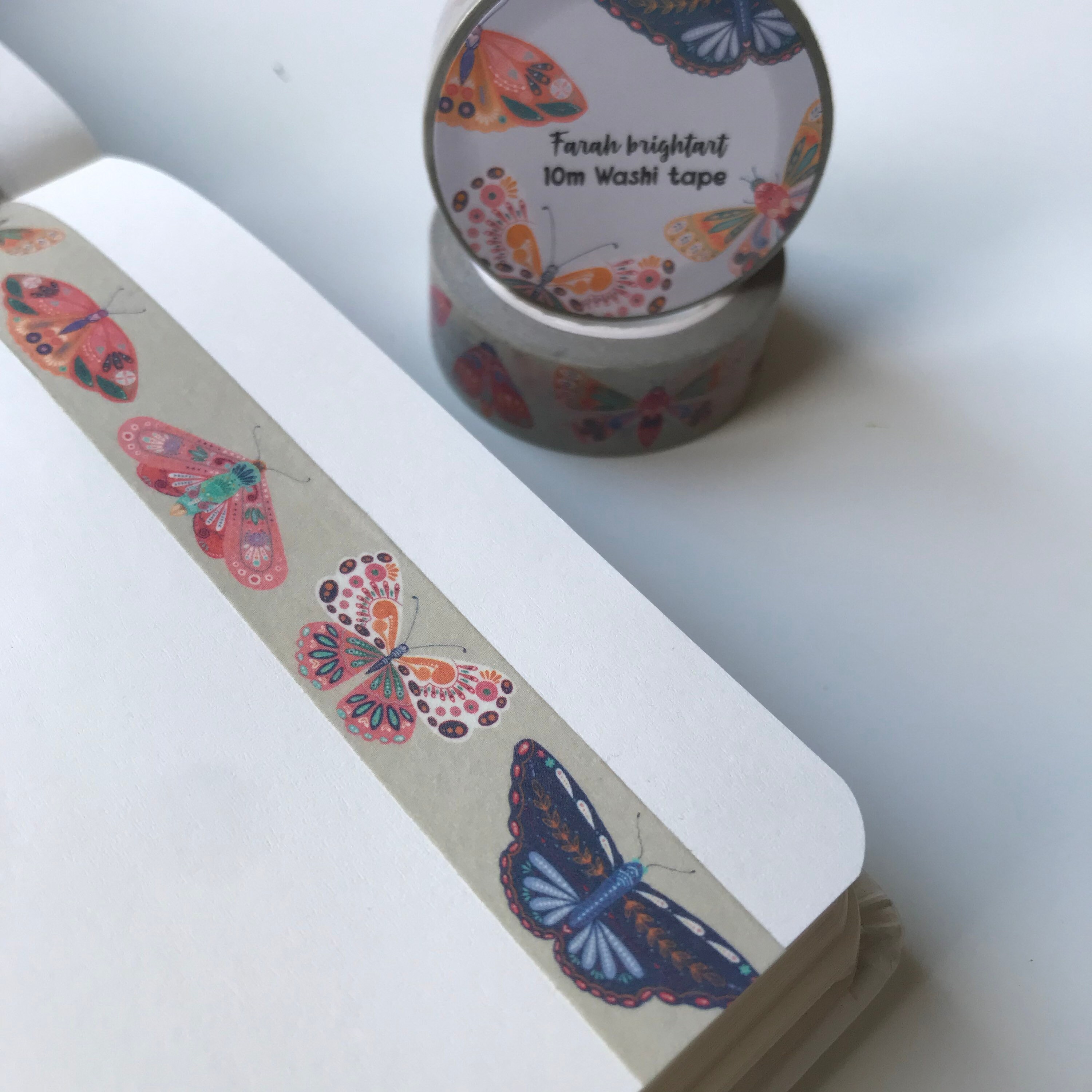 Cute Moths 10mm Washi Tape - Etsy